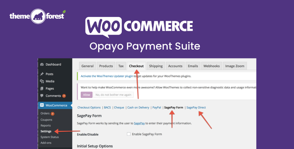 WooCommerce Gateway SagePay Form – Opayo Payment Suite 5.10.1 | PlugCart