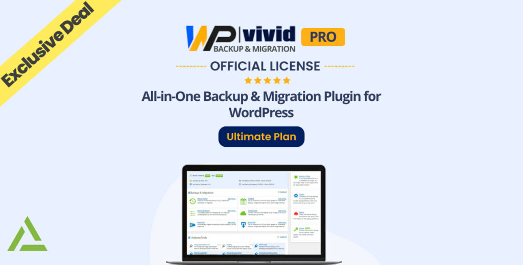 WPVivid Pro All-in-One Backup & Migration | Original License Activation | One Time Payment ...