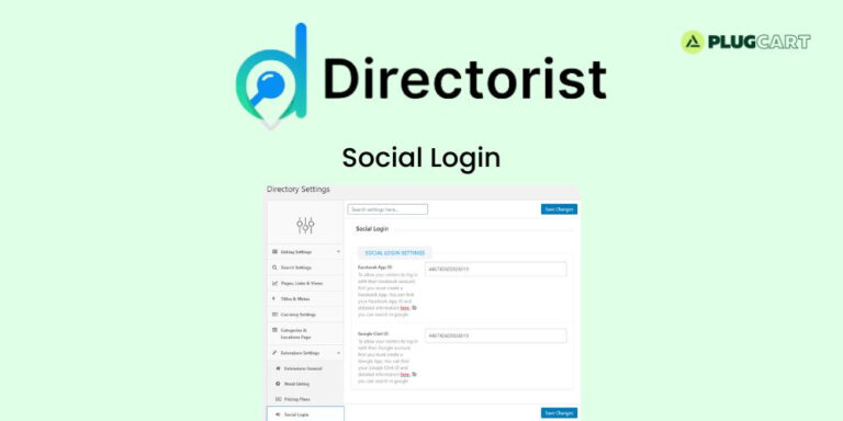 Directorist Social Login 2.1.1 | PlugCart
